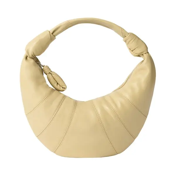 LEMAIRE Mini Fortune Croissant Bag 'sesame - Tan