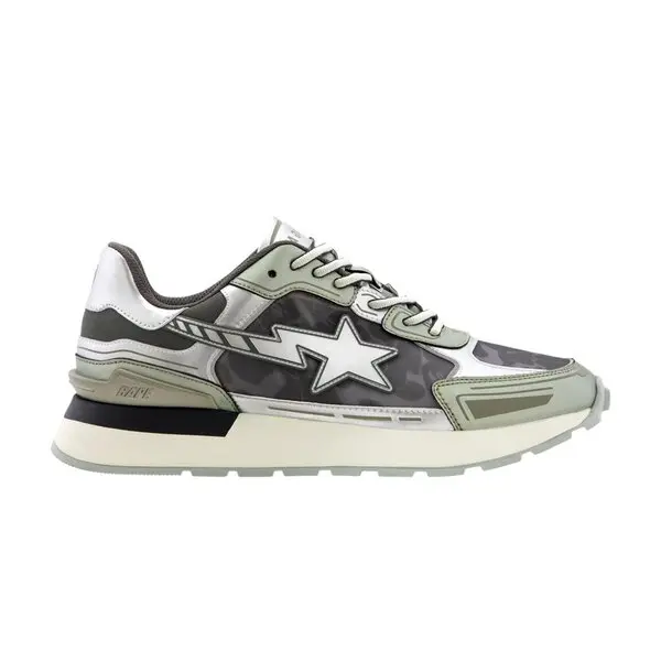 A BATHING APE Cross Sta #1 Sneakers - Grey