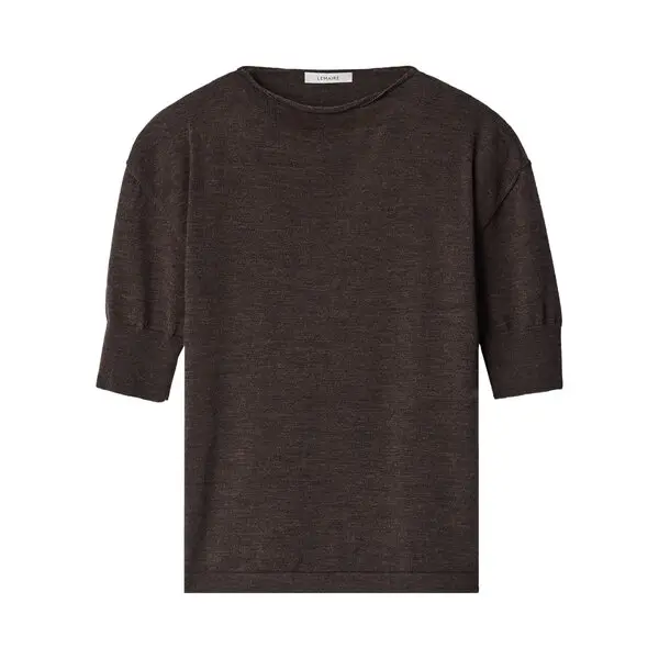 LEMAIRE Short-sleeve Sweater 'ecorce