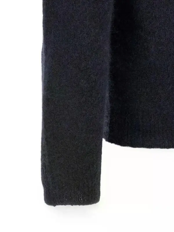 ROBERTO COLLINA Brushed Long-sleeved Polo Shirt