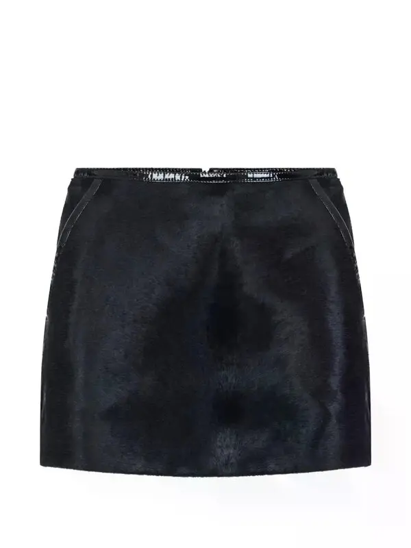 Elisabetta Franchi Cowhide Miniskirt
