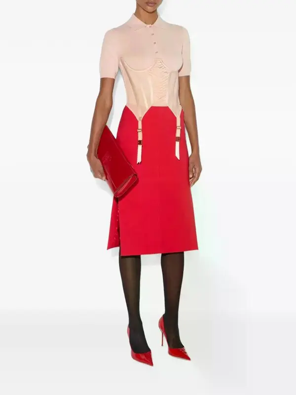 Elisabetta Franchi Knit Polo Shirt