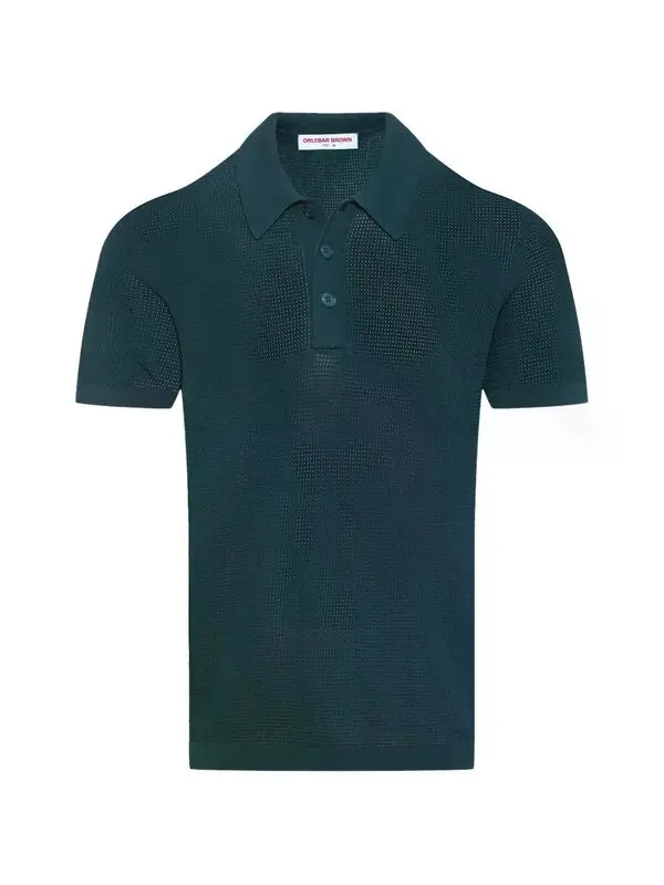 Orlebar Brown Keeling Open-knit Polo Shirt