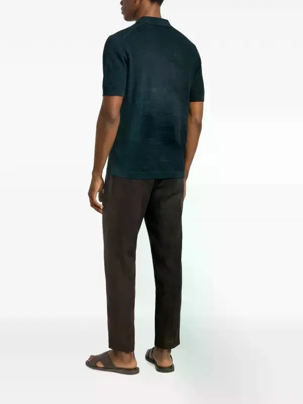Orlebar Brown Keeling Open-knit Polo Shirt