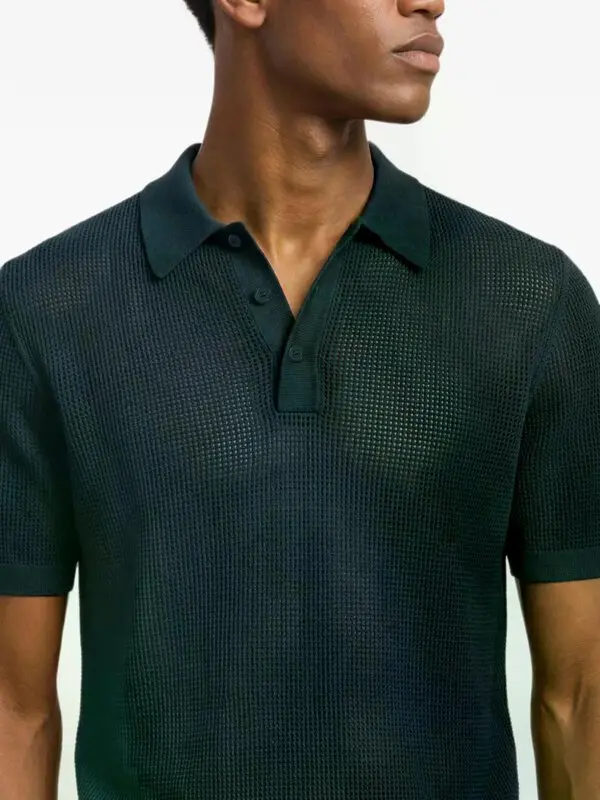 Orlebar Brown Keeling Open-knit Polo Shirt