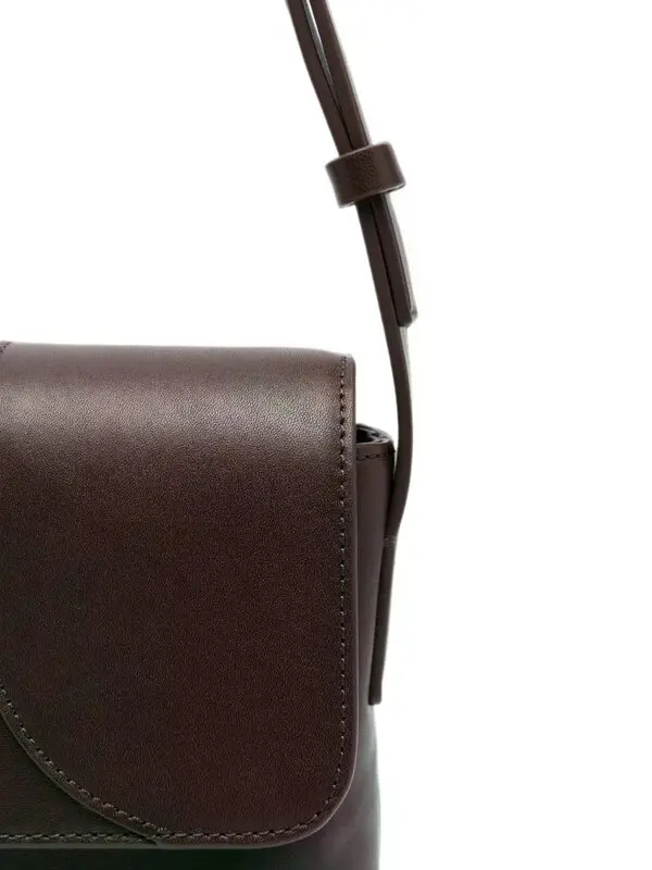 Emporio Armani Logo-plaque Leather Messenger Bag
