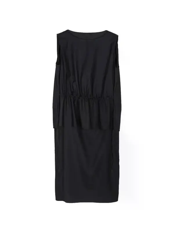 LESS Layered Sleeve Midi Dress