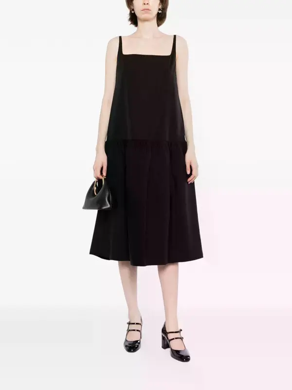 LESS Ruffled Midi Dress