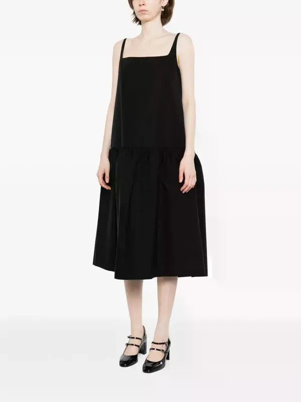 LESS Ruffled Midi Dress