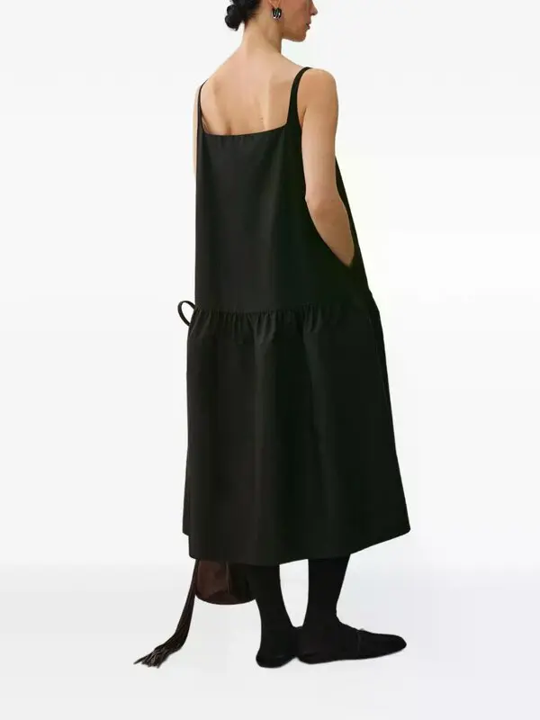 LESS Ruffled Midi Dress