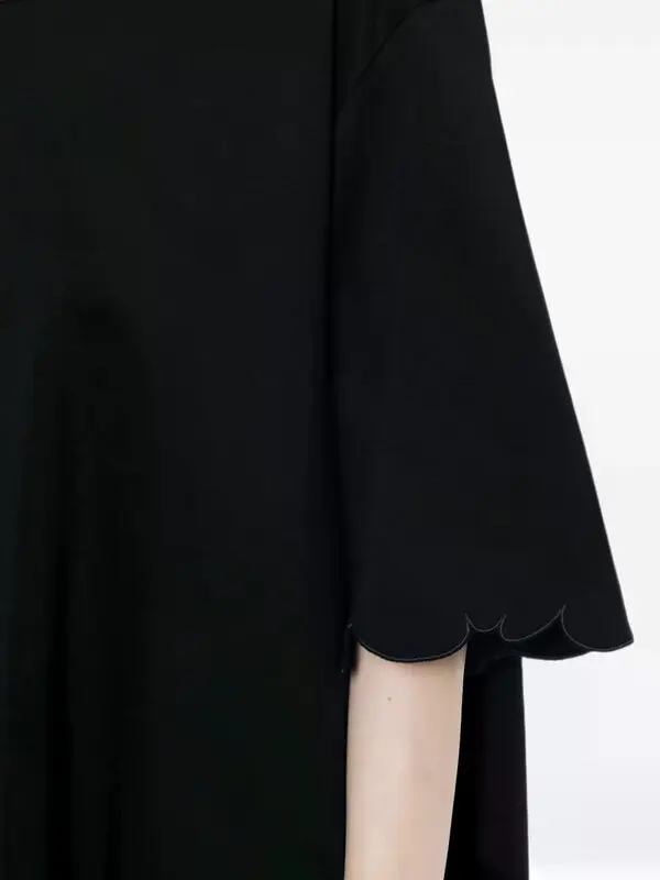 JNBY Crew-neck Short-sleeves Mini Dress