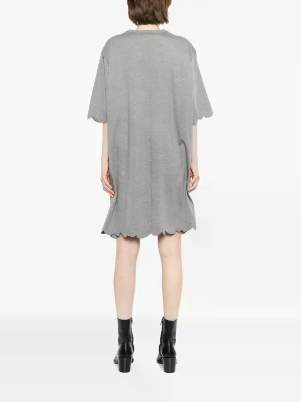 JNBY Crew-neck Short-sleeves Mini Dress