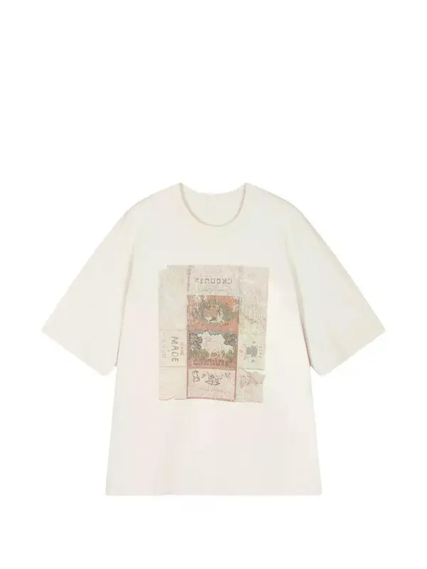 CROQUIS Graphic-print Tee - Yellow