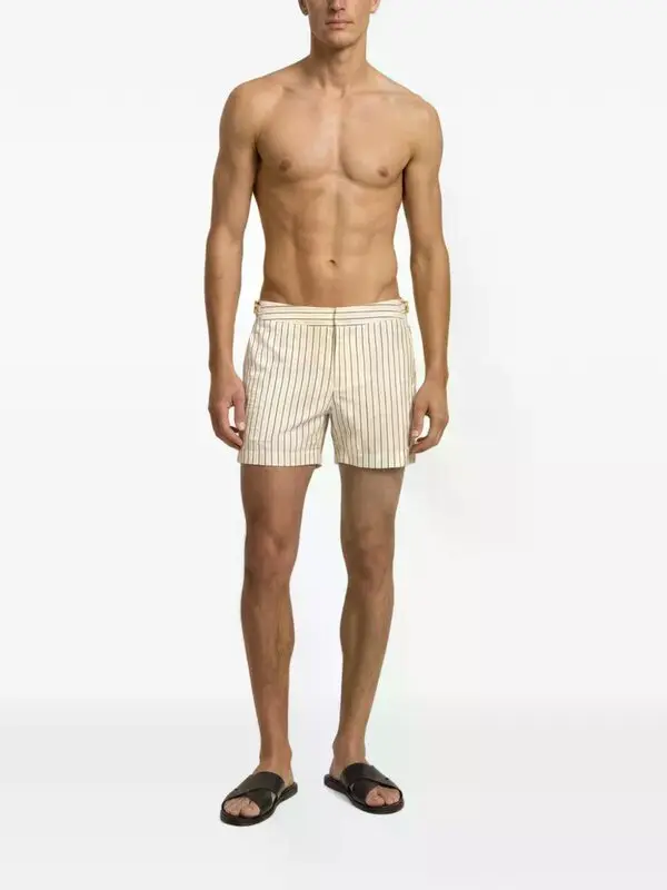 Orlebar Brown Setter Seersucker Striped Swim Shorts
