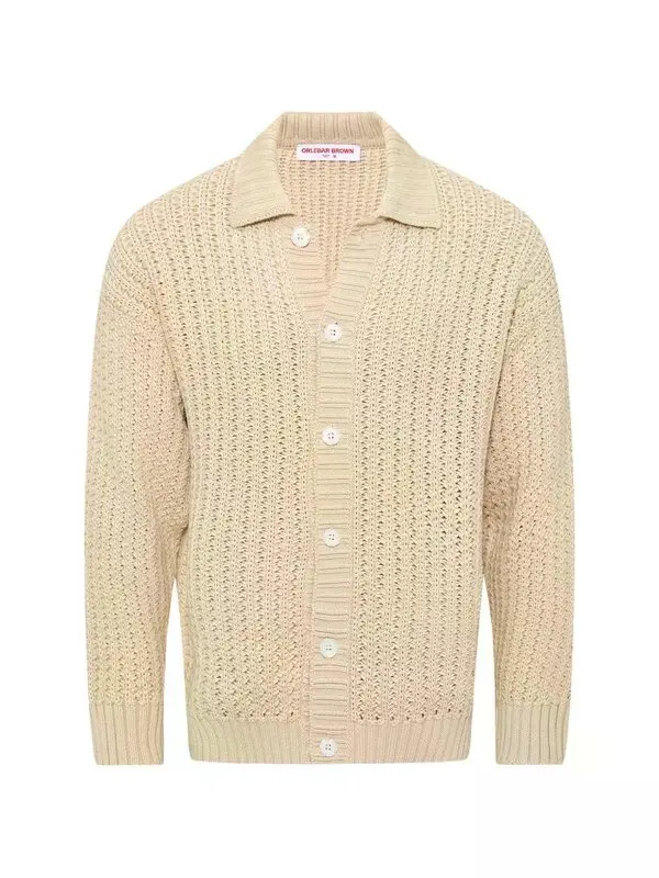 Orlebar Brown Thomas Chunky-knit Button-up Cardigan