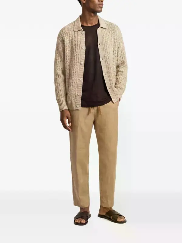 Orlebar Brown Thomas Chunky-knit Button-up Cardigan