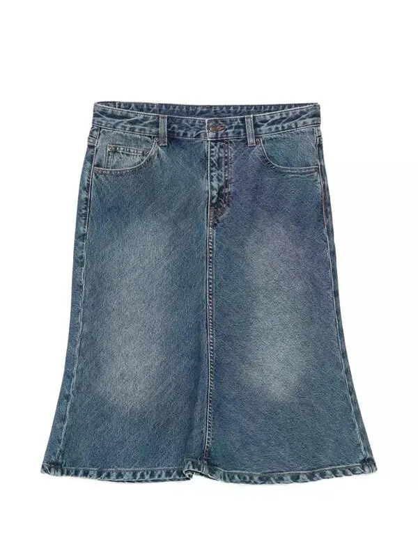 JNBY Fishtail-hem Denim Skirt