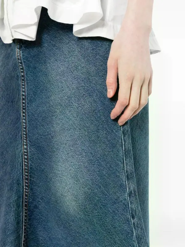 JNBY Fishtail-hem Denim Skirt