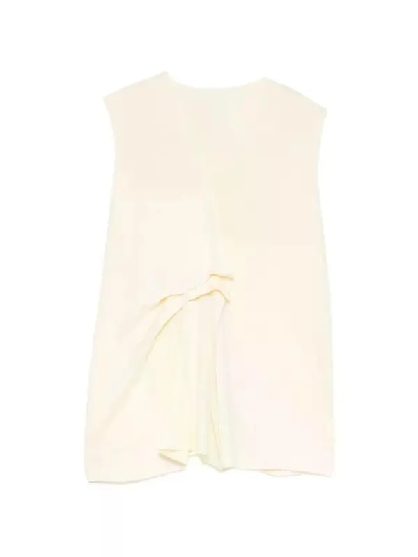 JNBY Pleated V-neck Vest