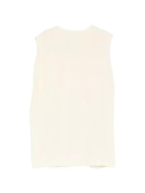 JNBY Pleated V-neck Vest