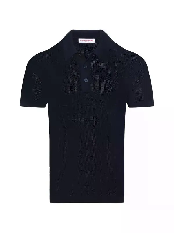 Orlebar Brown Keeling Open-knit Polo Shirt