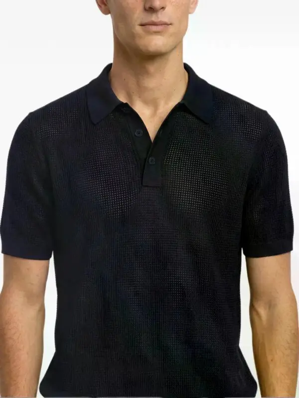 Orlebar Brown Keeling Open-knit Polo Shirt