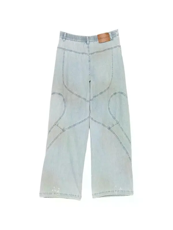 CROQUIS Conch-leg Panelled Jeans
