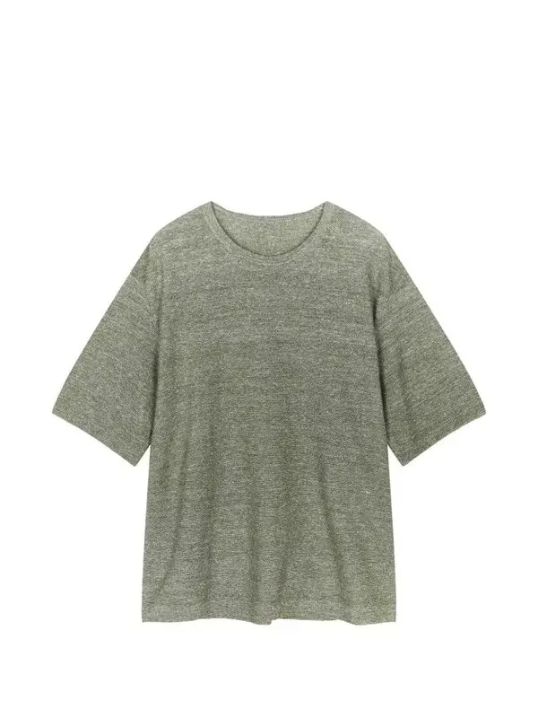 LESS Short Sleeve Marl Pattern T-shirt