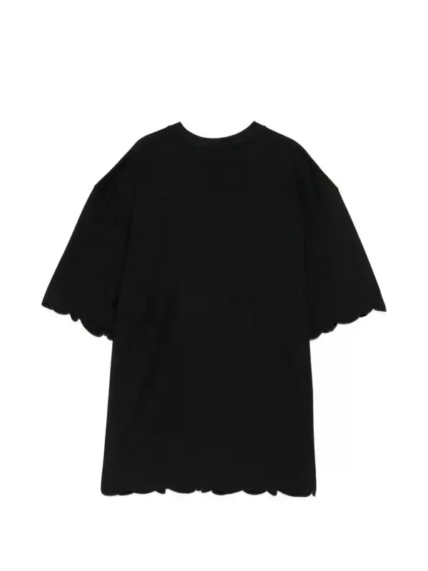 JNBY Lace-trim Embroidered T-shirt
