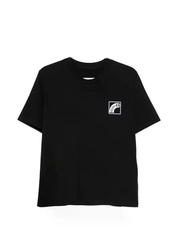 MAISON MARGIELA Logo-print T-shirt - Black