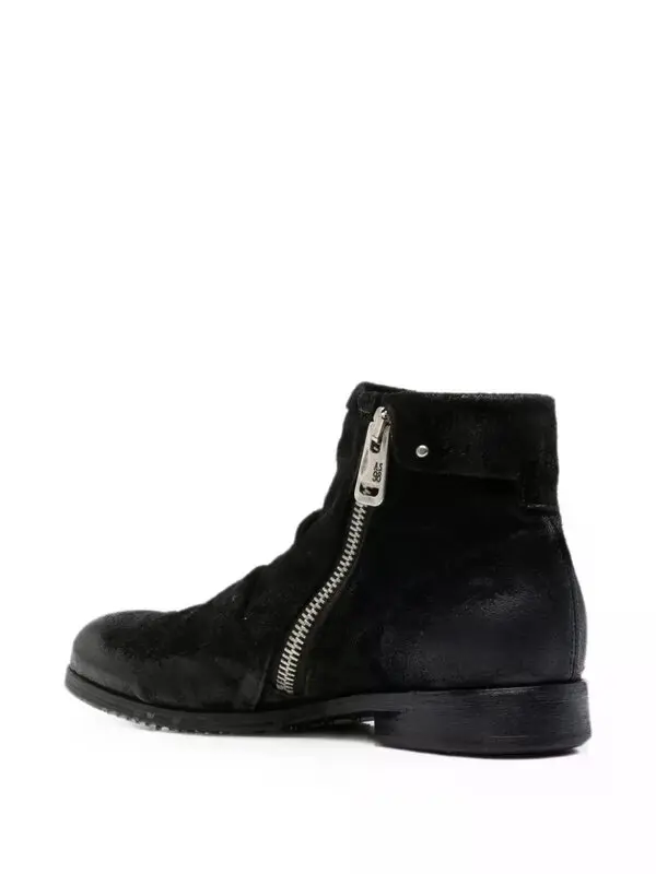A.S.98 Zip-fastening Leather Ankle Boots