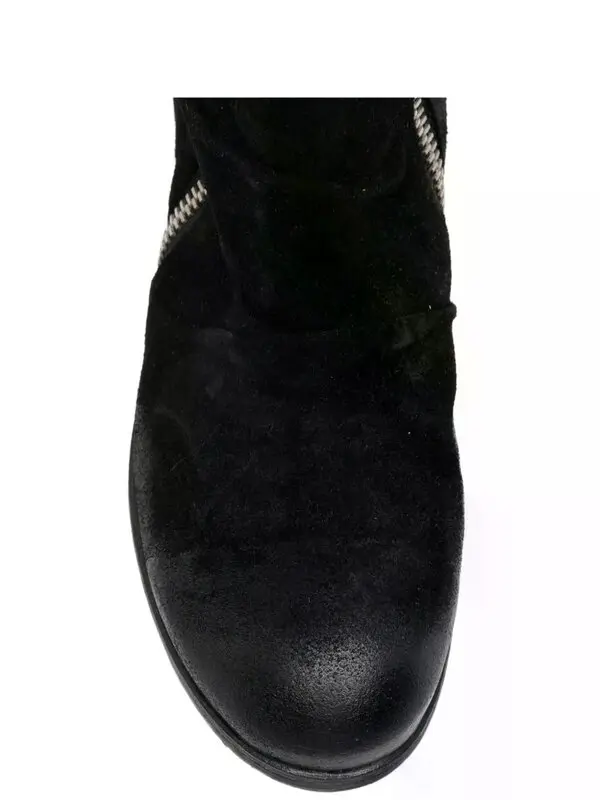 A.S.98 Zip-fastening Leather Ankle Boots