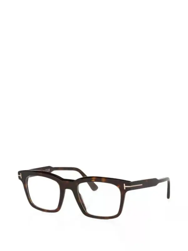 TOM FORD Square Frame Eyeglasses - Brown