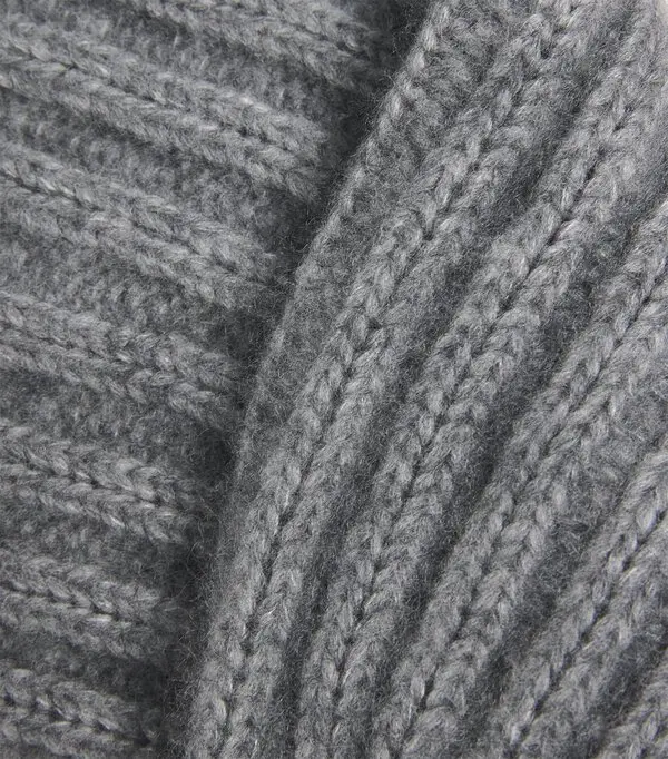 Johnstons Of Elgin Cashmere-silk Ribbed Beanie