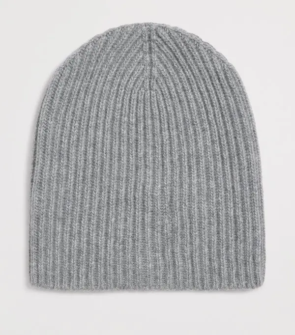 Johnstons Of Elgin Cashmere Ribbed Beanie