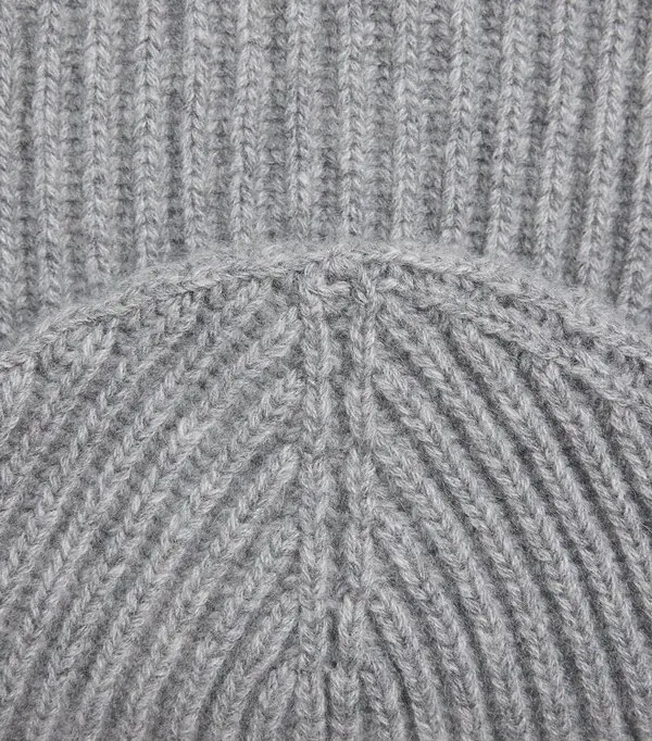 Johnstons Of Elgin Cashmere Ribbed Beanie