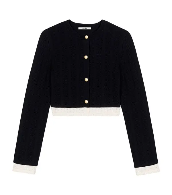 Maje Cropped Cardigan