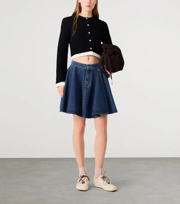Maje Cropped Cardigan