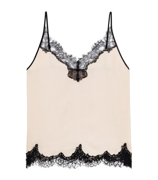 Maje Lace-trim Cami Top