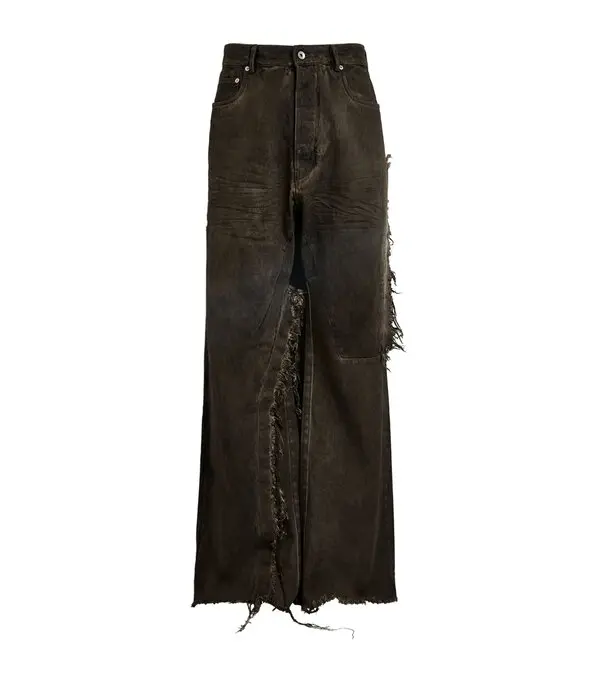 Rick Owens Wide-leg Geth Jeans - Brown