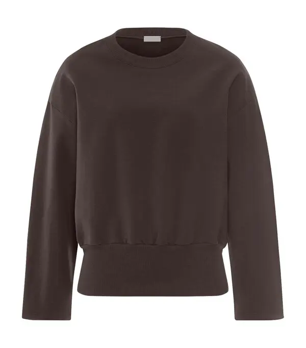 Hanro Stretch-cotton Natural Living Sweatshirt