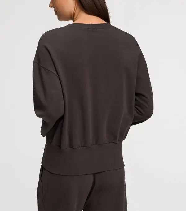 Hanro Stretch-cotton Natural Living Sweatshirt