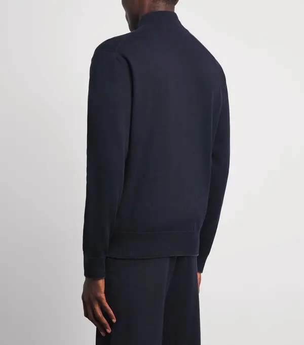 N.peal Organic Cashmere Knightsbridge Zip-up Cardigan