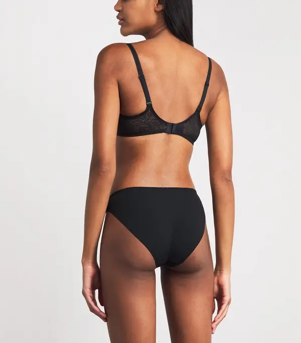 Simone Perele Lace Comète Plunge Bra - Black