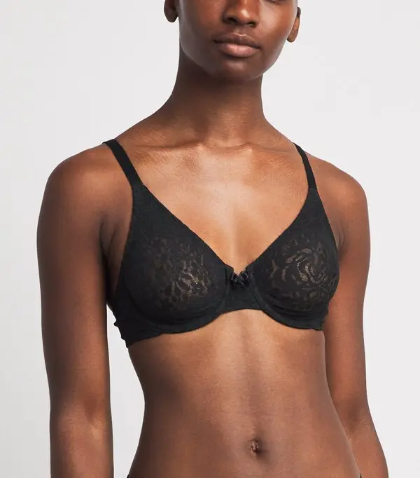 Wacoal Lace Halo Underwire Bra - Black
