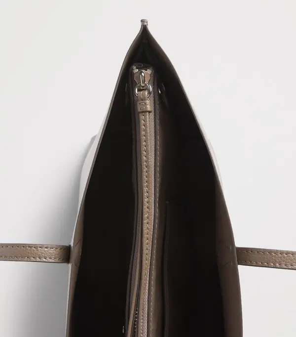 Tory Burch Perry Leather Tote Bag - Brown