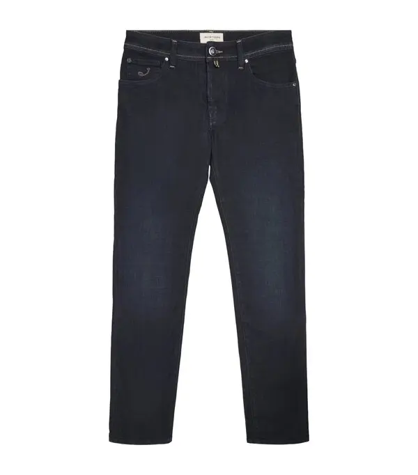 Jacob Cohen Pony Hair-patch Nick Slim Jeans