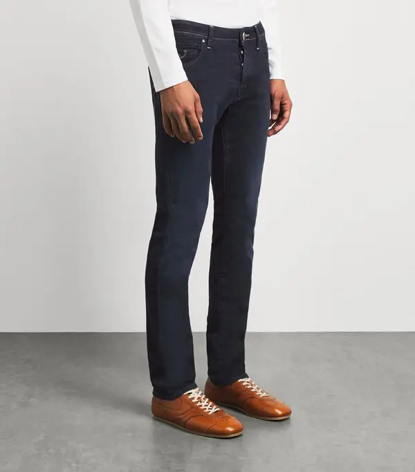 Jacob Cohen Pony Hair-patch Nick Slim Jeans