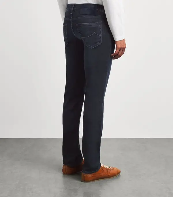 Jacob Cohen Pony Hair-patch Nick Slim Jeans