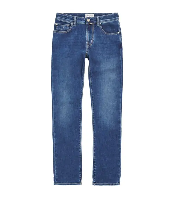 Jacob Cohen Pony Hair-patch Bard Tapered Jeans